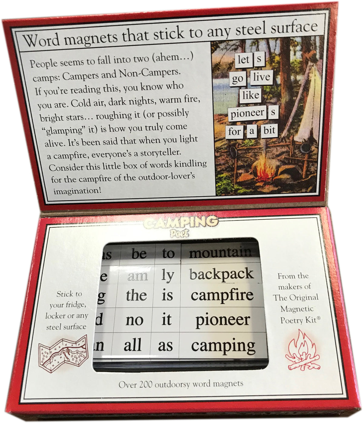 Camping Poet – magneticpoetry.com