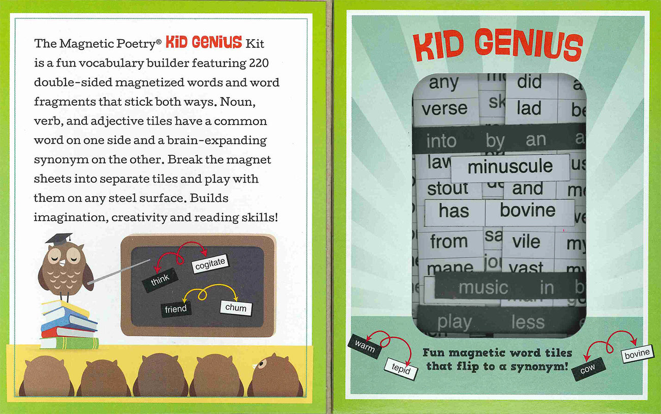 Kid Genius – magneticpoetry.com