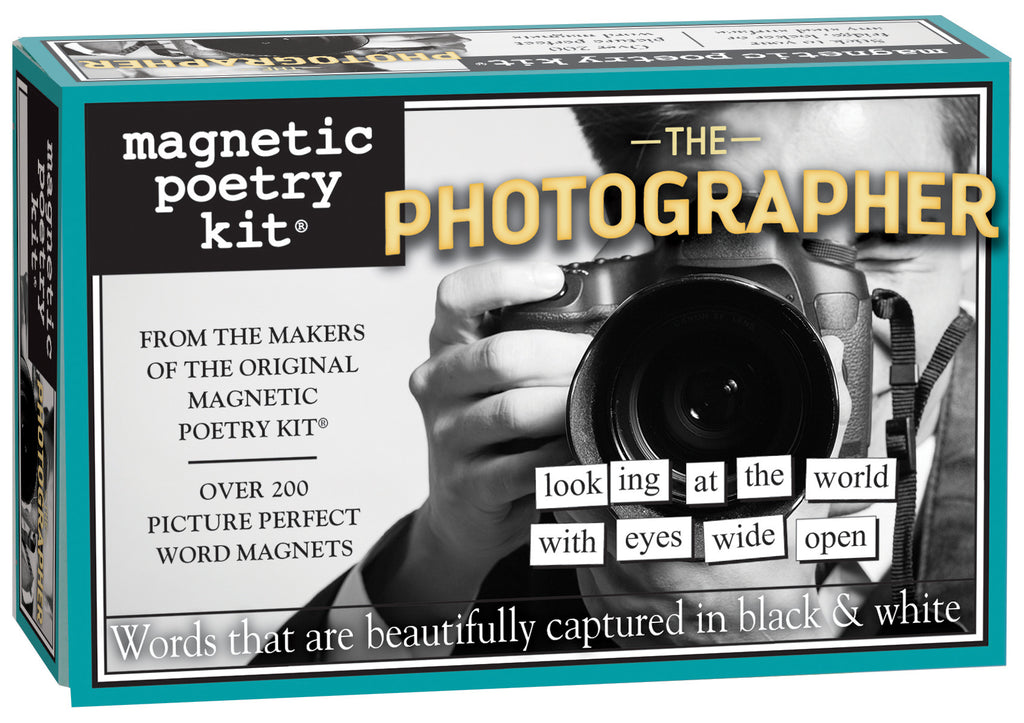 The Photographer – magneticpoetry.com